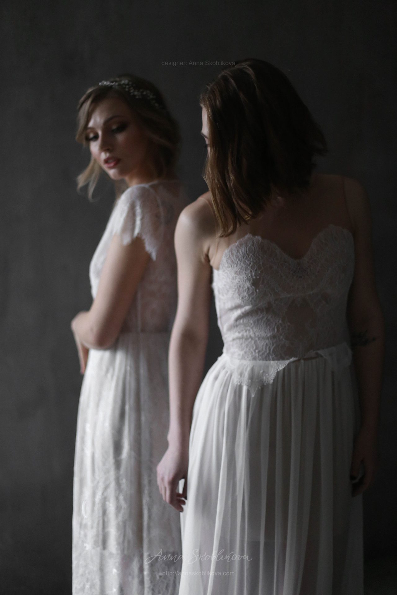 Ivory Silk Wedding Dress | Wedding Dresses & Evening Gowns by Anna ...