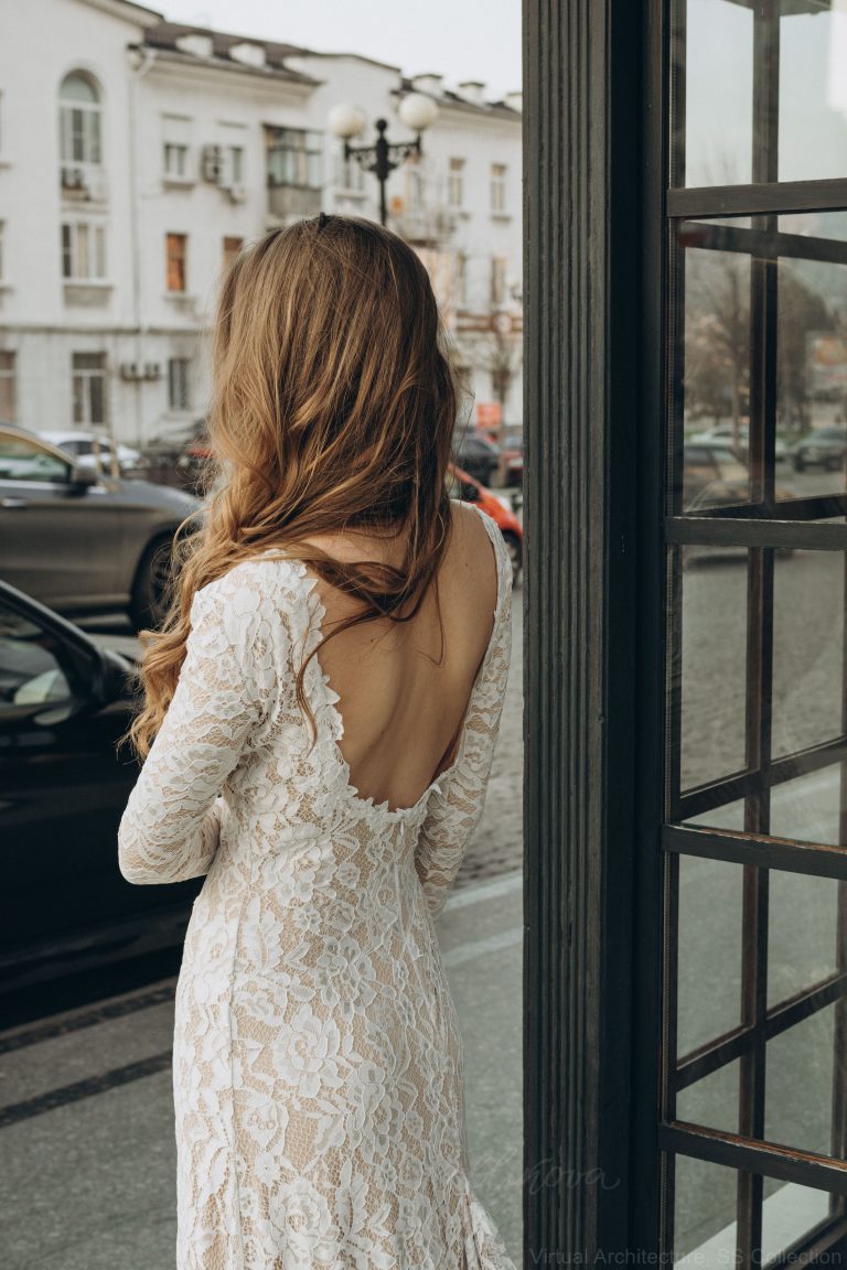 Deborah - One-Piece lace wedding dress | Wedding Dresses & Evening ...